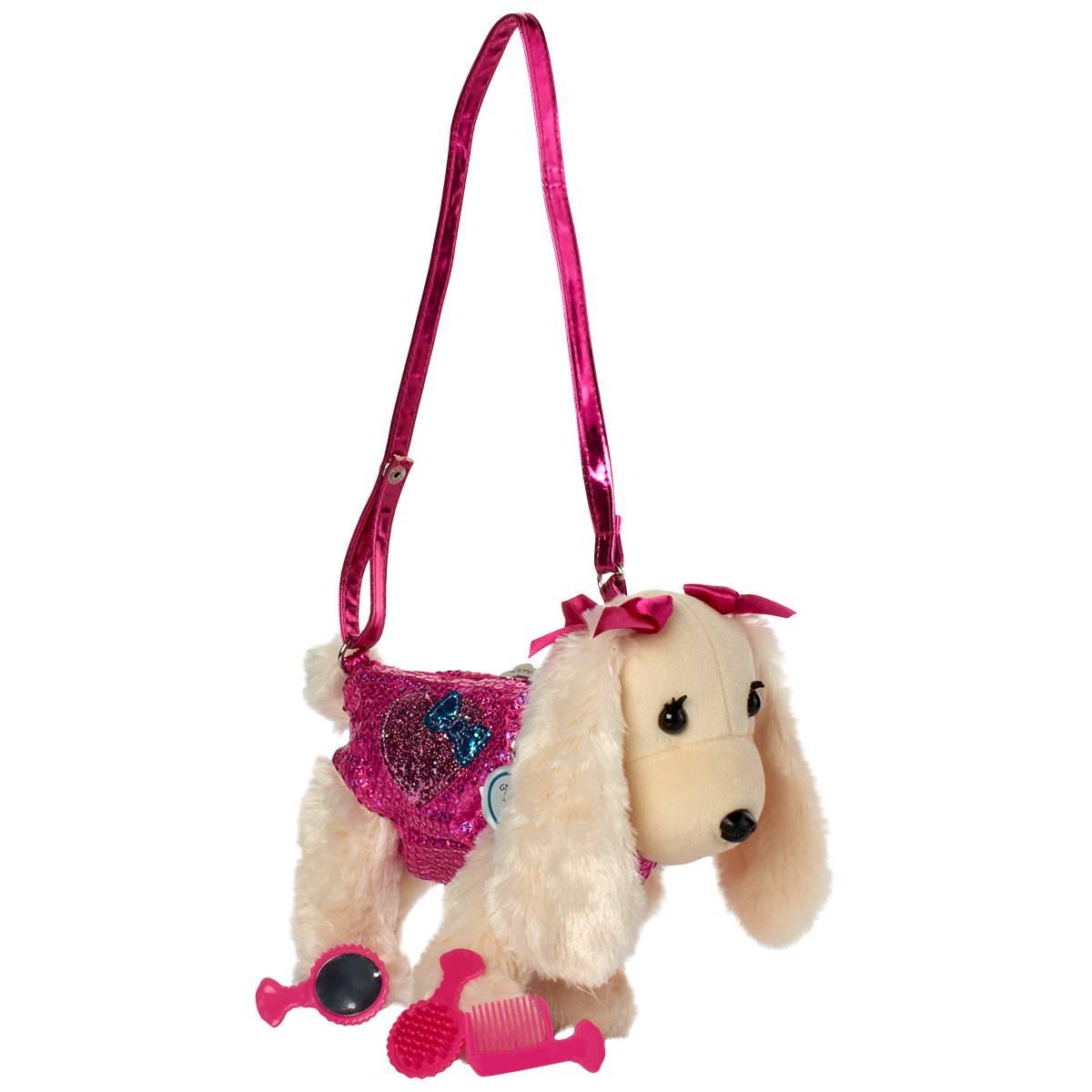 Click here for Girls Poochie & Co. Lizzie Beagle Sequin Glitter P... prices
