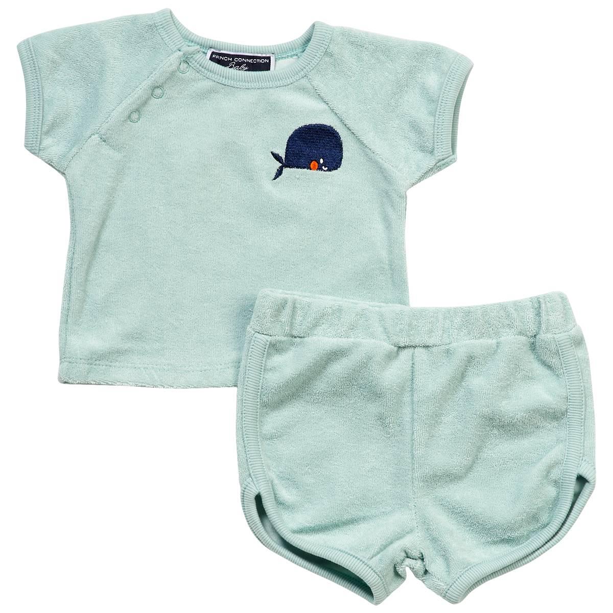 Click here for Baby Boy (3-9M) French Connection 2pc. Whale Top &... prices