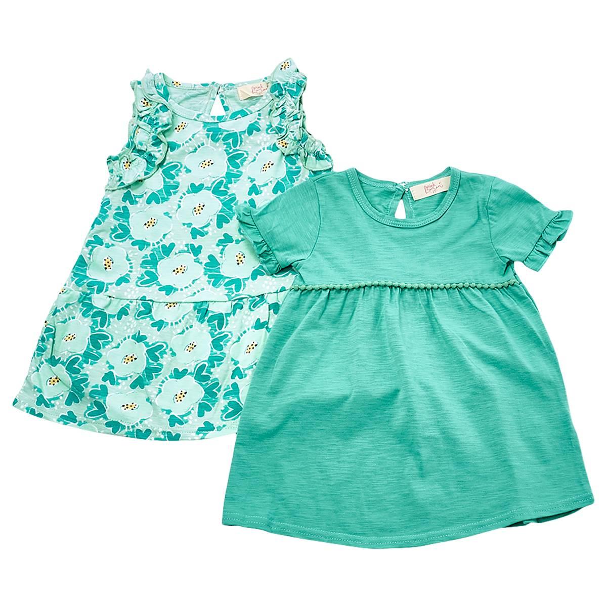 Click here for Toddler Girl Pink Lemonade 2pk. Ruffle & Flower Dr... prices