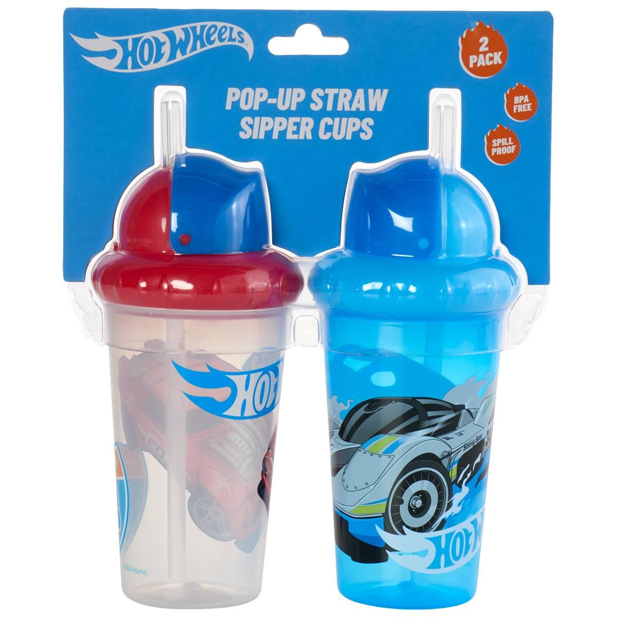 Click here for Baby Boy Hot Wheels(R) 2pk. Pop-Up Straw Sipper Cu... prices