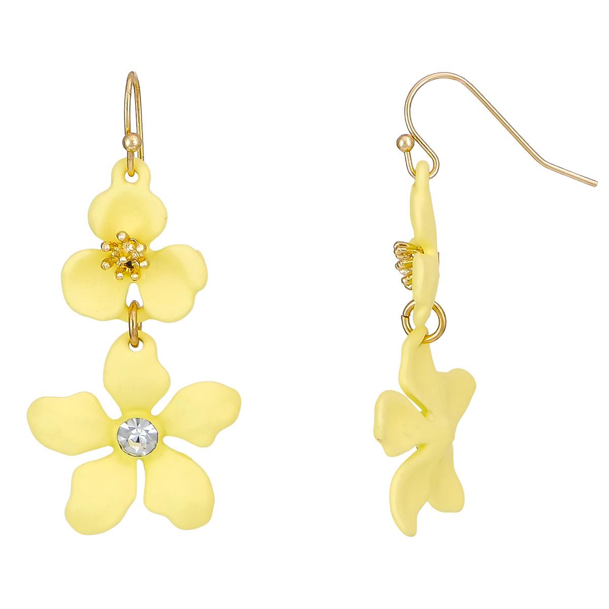 Click here for Ashley Cooper(tm) Gold-Tone Graduated Double Flowe... prices