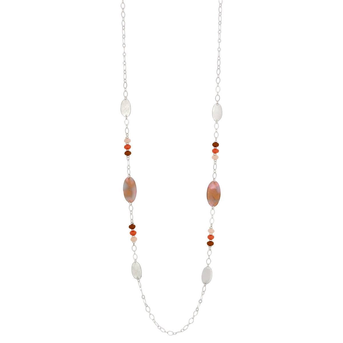 Click here for Ashley Cooper(tm) Long Link Station Necklace w/ Pi... prices