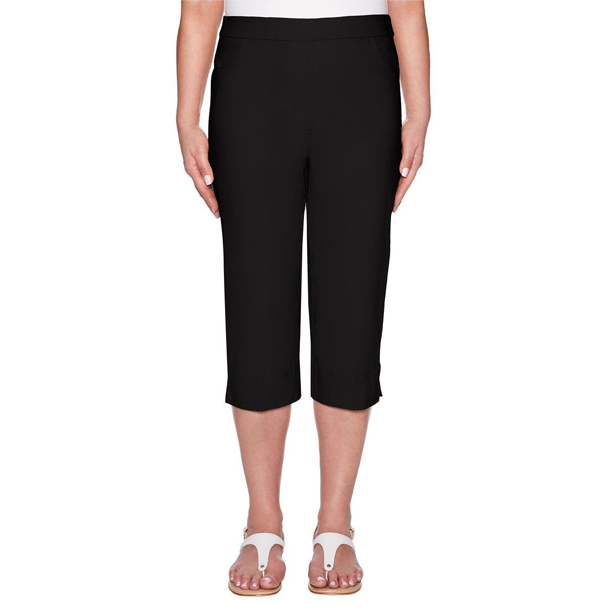 Click here for Womens Alfred Dunner Classics Solid Capri Pants prices