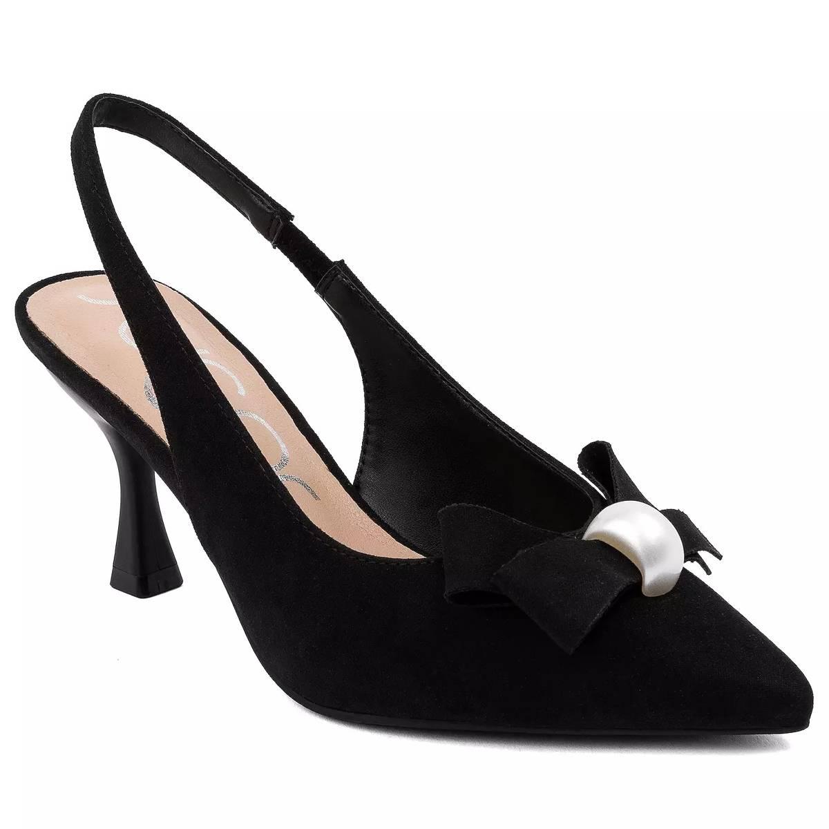 Womens Sugar Dazzy Bow Heels