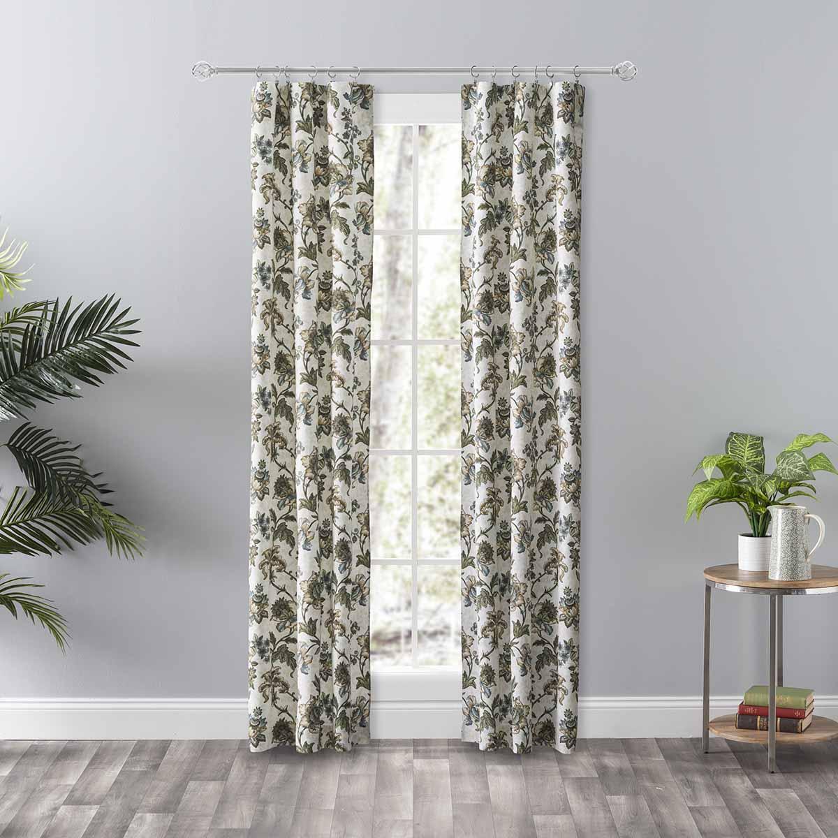 Click here for Ellis Curtain Madison Floral Design Printed Natura... prices