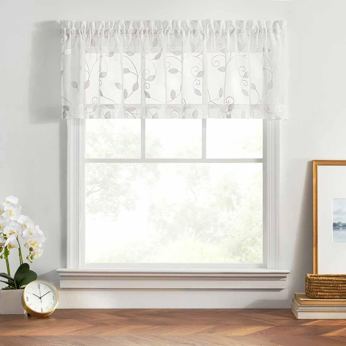 Click here for Ellis Curtain Chatham 100 Polyester Tailored Embro... prices