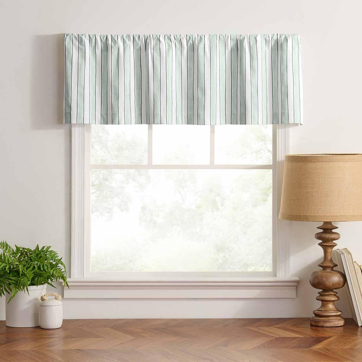 Click here for Ellis Curtain Saratoga Stripe 100 Cotton Tailored... prices