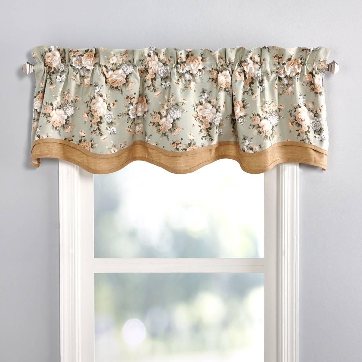 Click here for Bella Rose Double Layer Valance prices