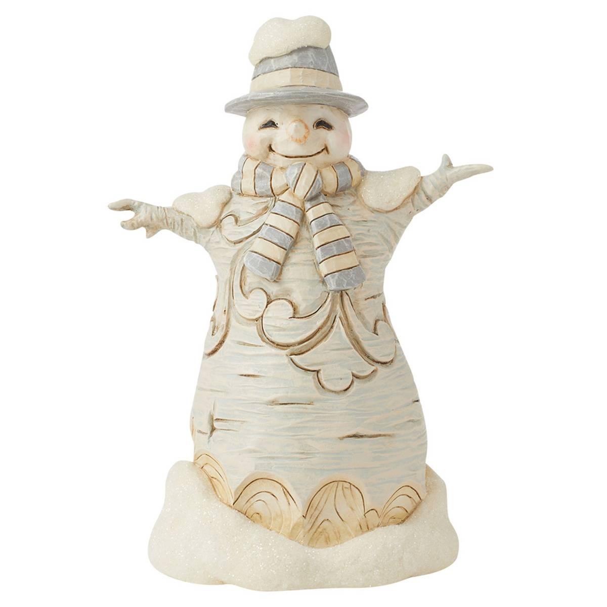 Click here for Jim Shore Heartwood Creek Woodland Carved Snowman... prices