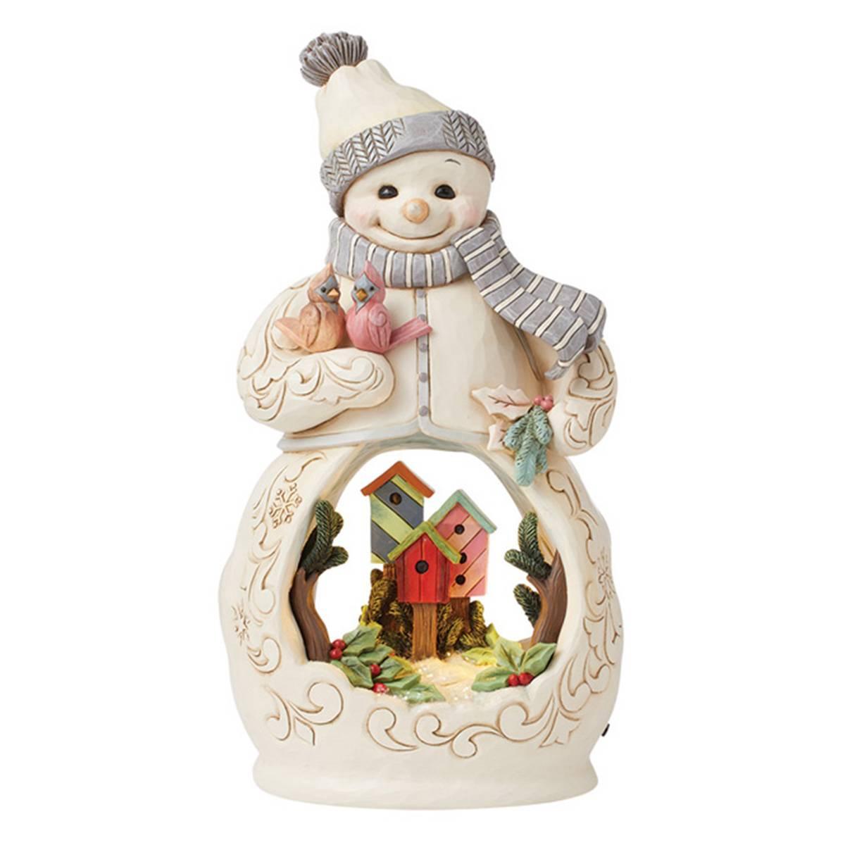 Click here for Jim Shore Snowman with Open Scene LED Christmas Fi... prices