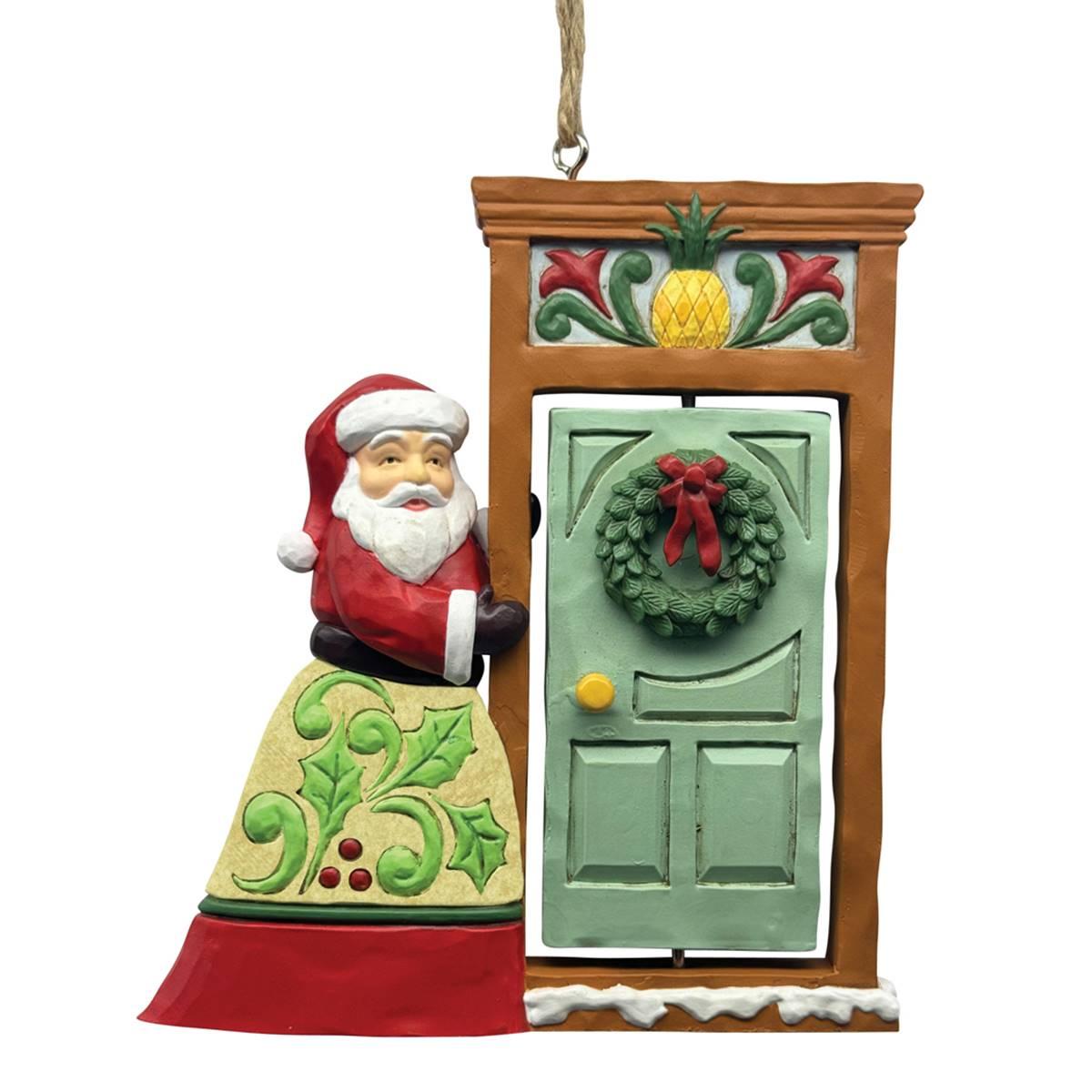 Click here for Jim Shore Heartwood Creek Promo Santa Standing Doo... prices