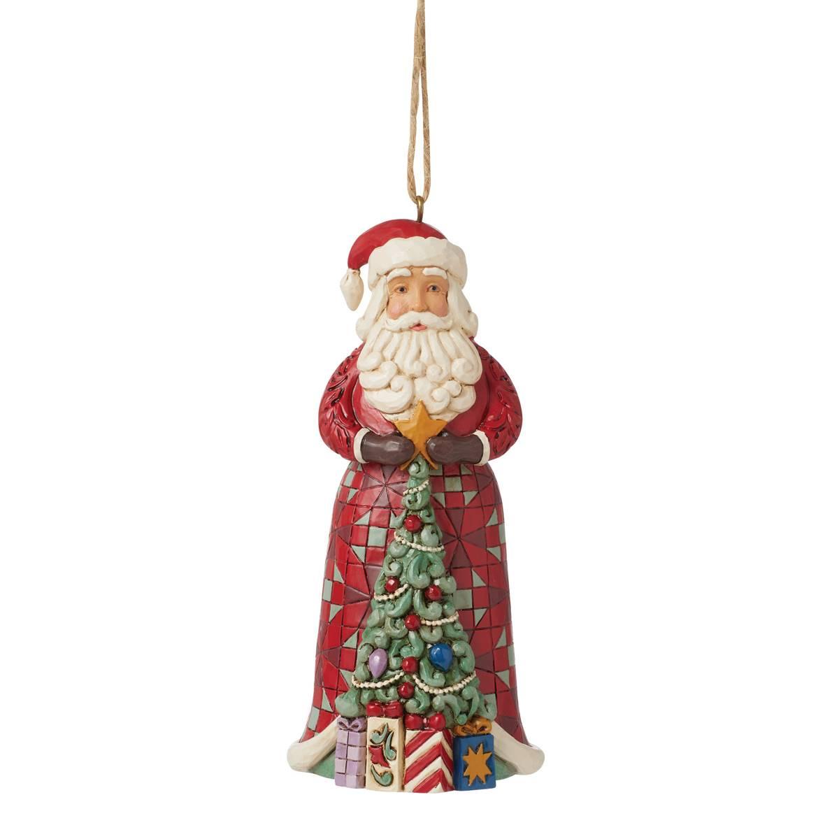 Click here for Jim Shore Heartwood Creek Santa w/ Tree in Skirt O... prices