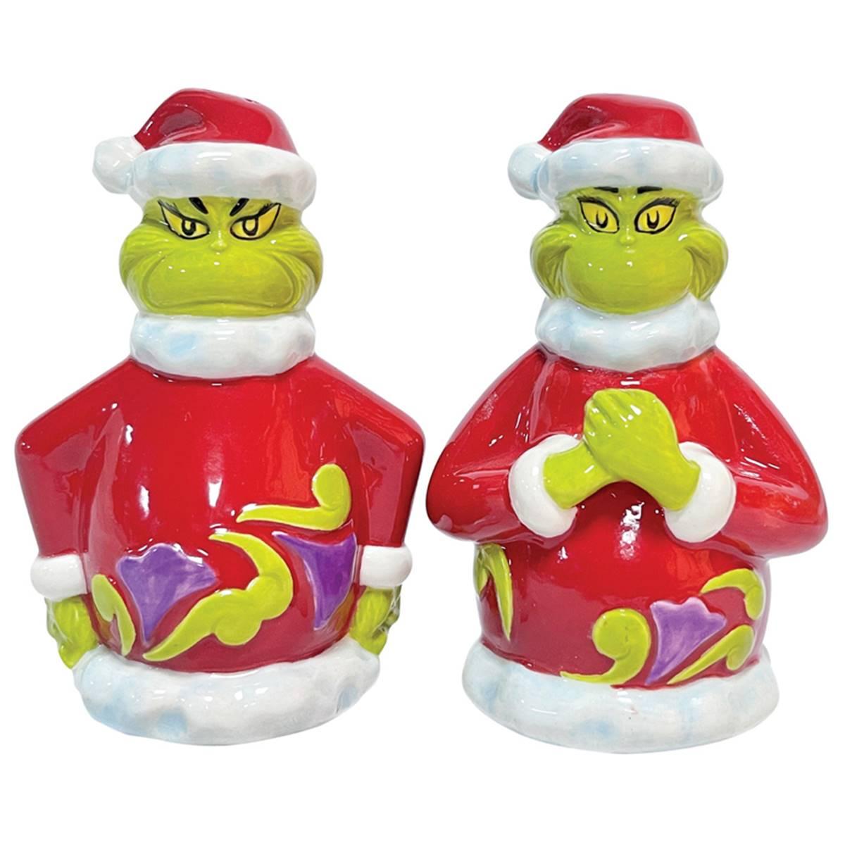 Click here for Jim Shore Grinch Naughty & Nice Christmas Salt & P... prices