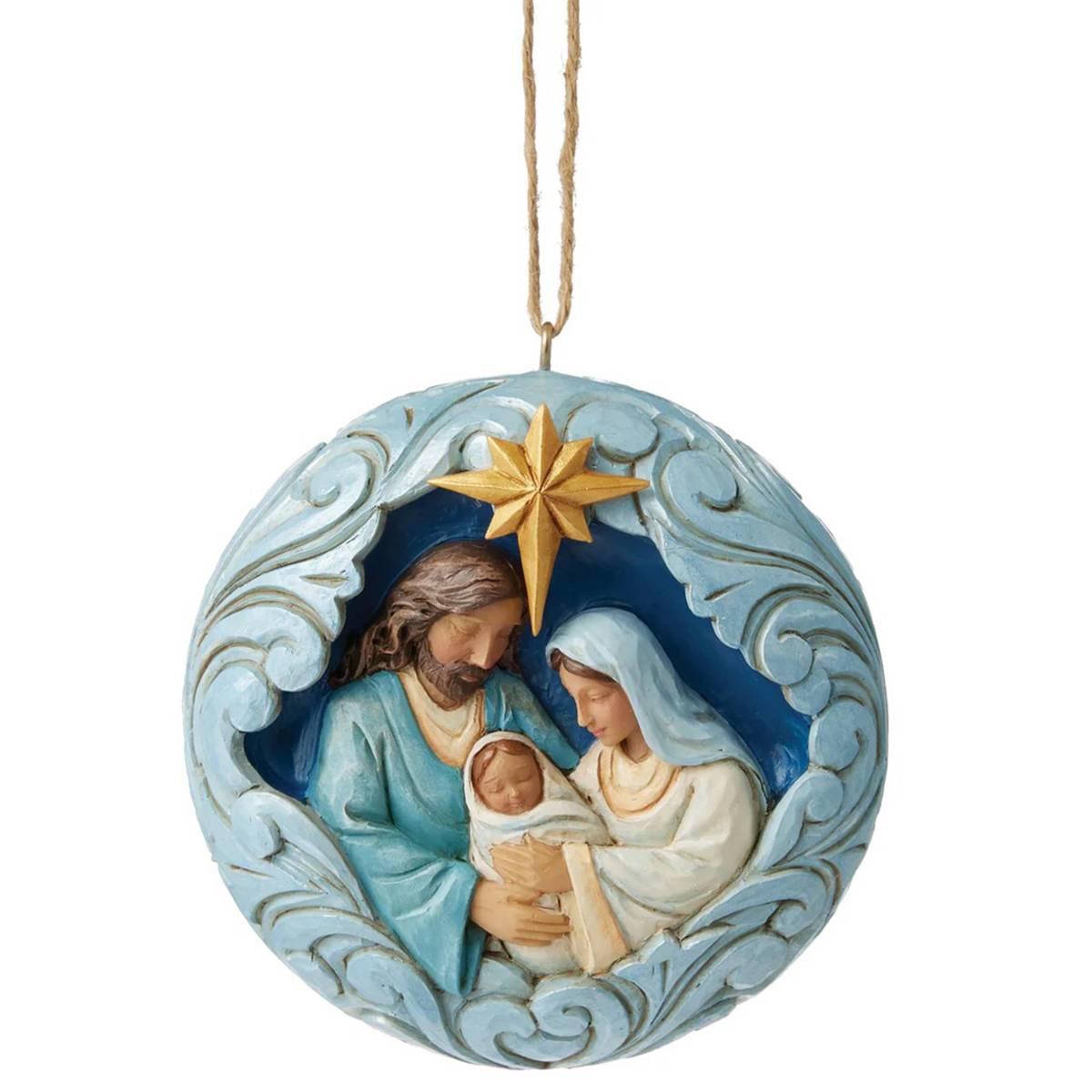 Click here for Jim Shore Blue & Gold Holy Family prices