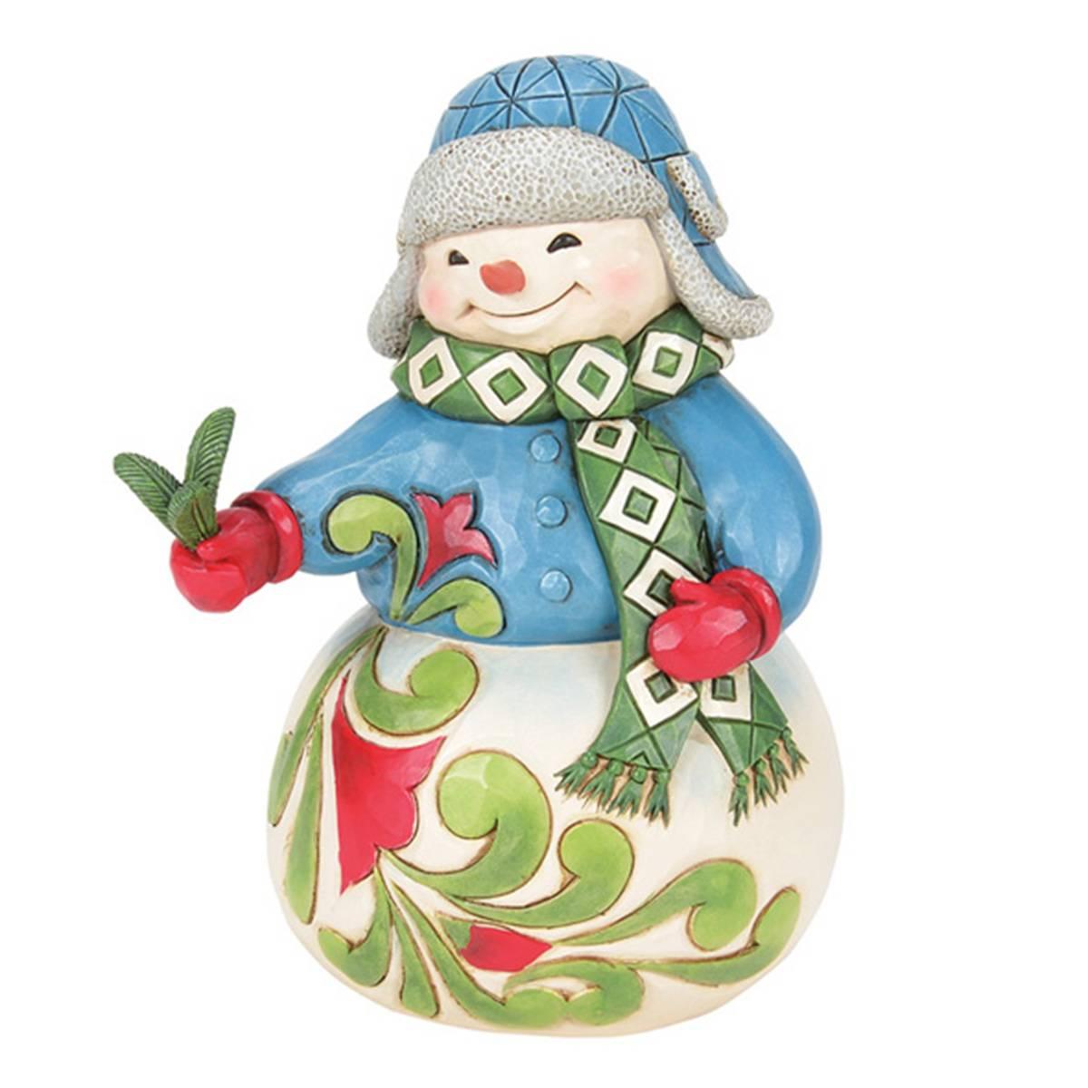 Click here for Jim Shore Snowman Evergreen Sprig Christmas Figuri... prices
