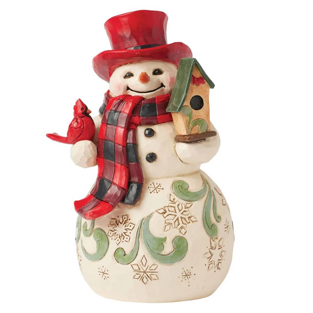 Click here for Jim Shore Highland Glen Snowman with Red Hat prices