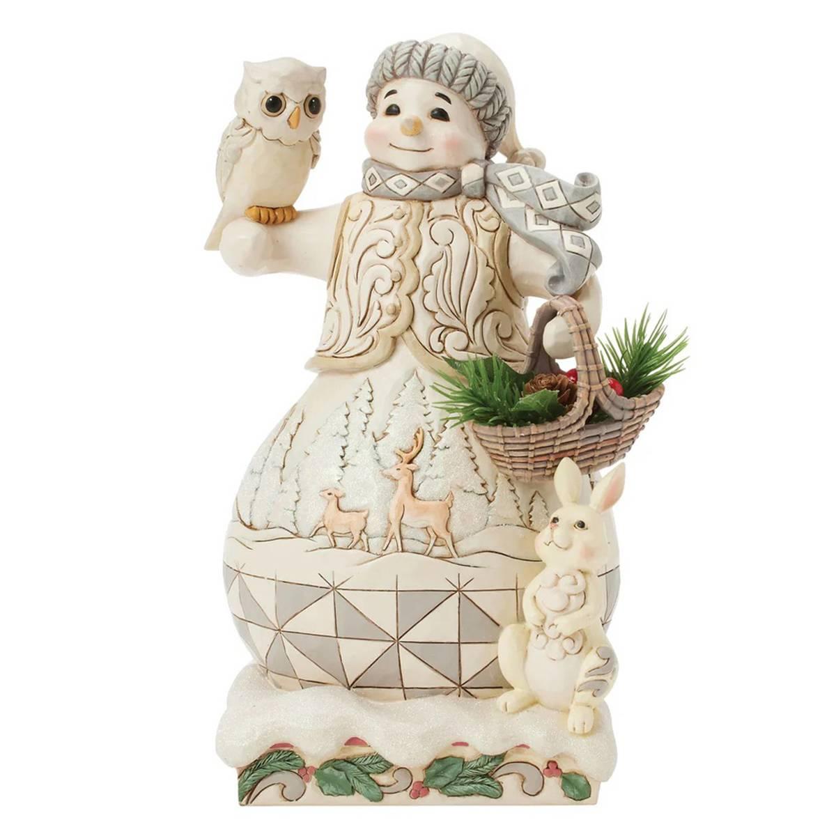Click here for Jim Shore Woodland Snowman with Basket prices