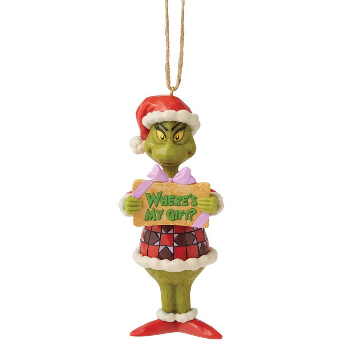 Click here for Jim Shore PVC Grinch Message Ornament prices