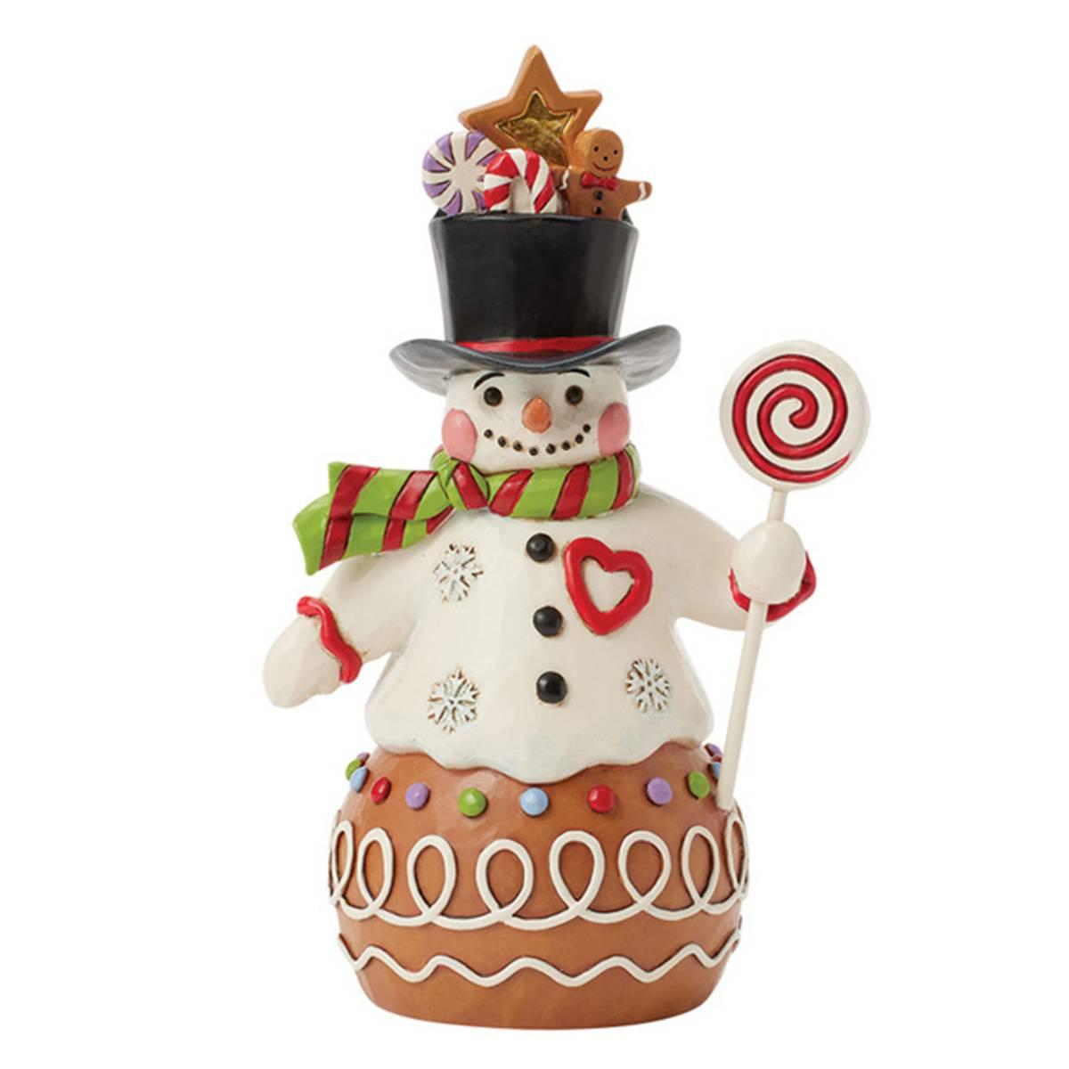 Click here for Jim Shore Gingerbread Snowman Christmas Figurine prices