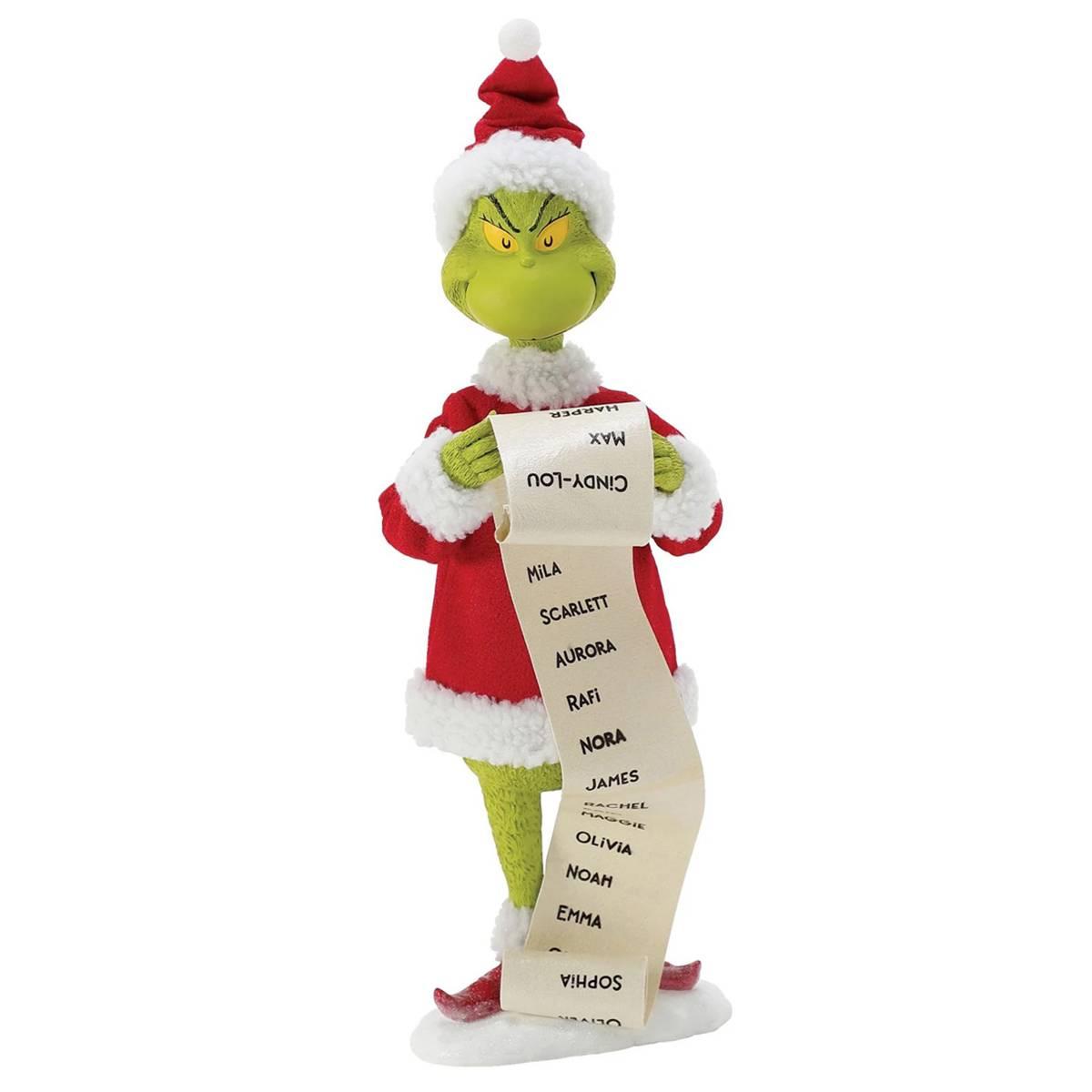 Click here for Department 56 Grinch Nice List Figurine prices
