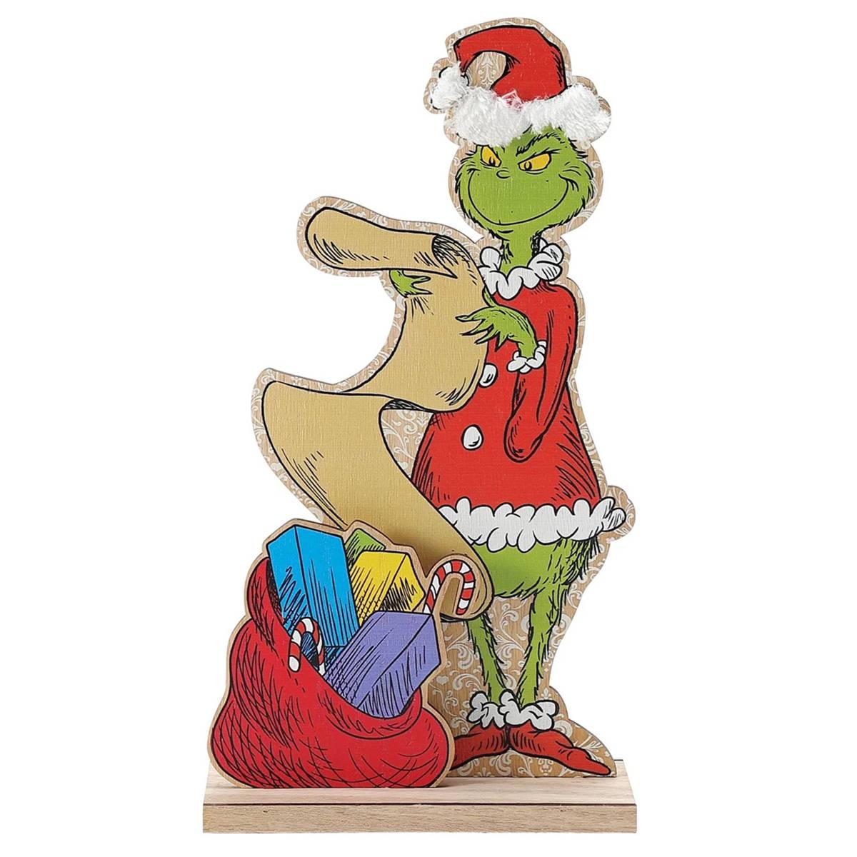 Click here for Department 56 Grinch and List Table Sign prices