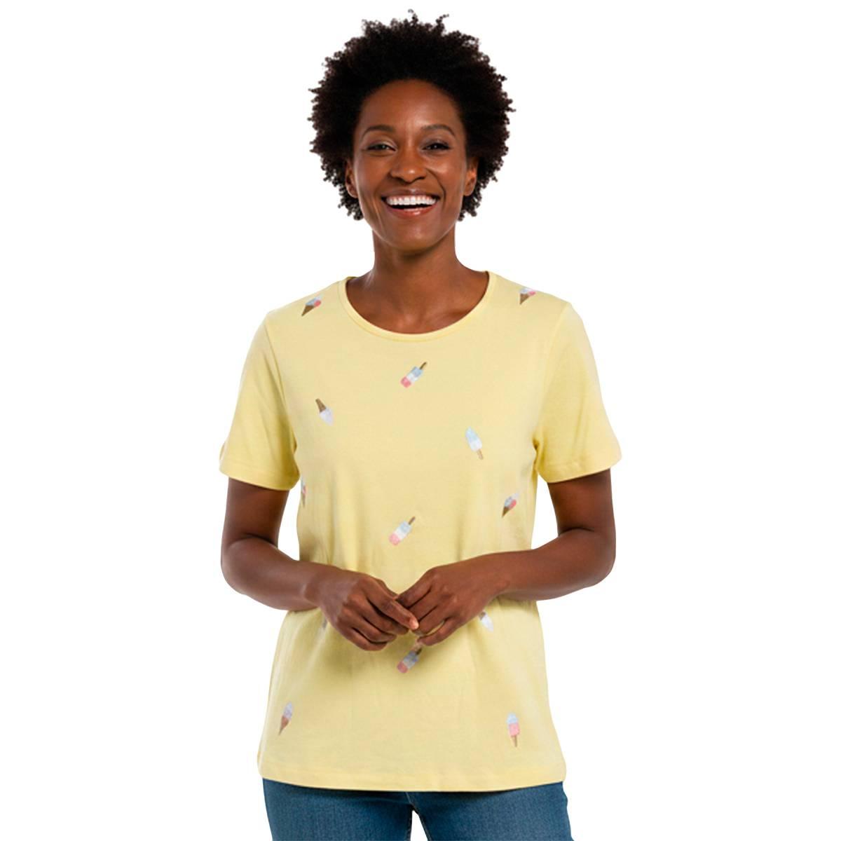 Click here for Petite Bonnie Evans Short Sleeve Embroidered Ice C... prices
