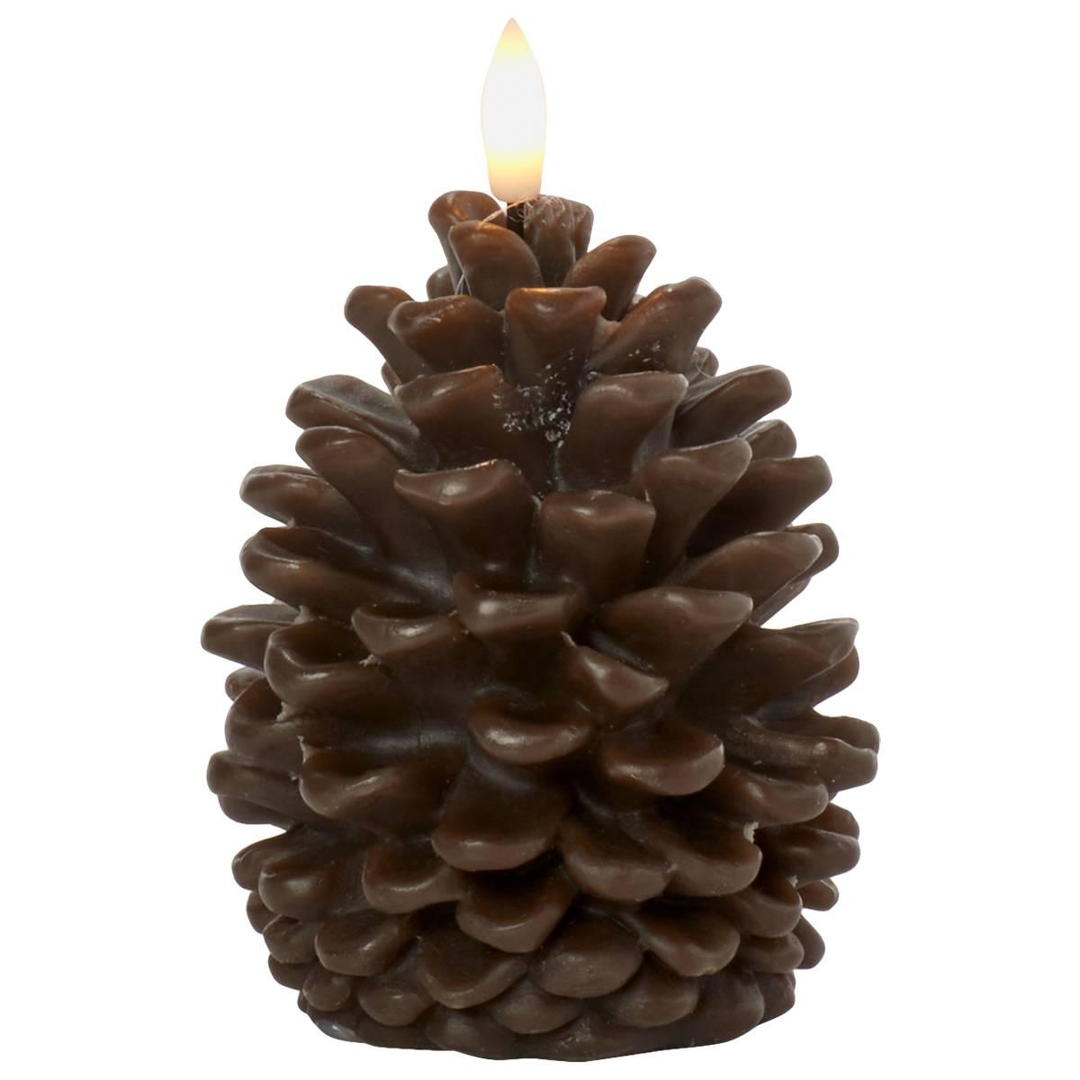 Click here for Mark Feldstein Pre-Lit LED Pinecone Wax Figurines prices