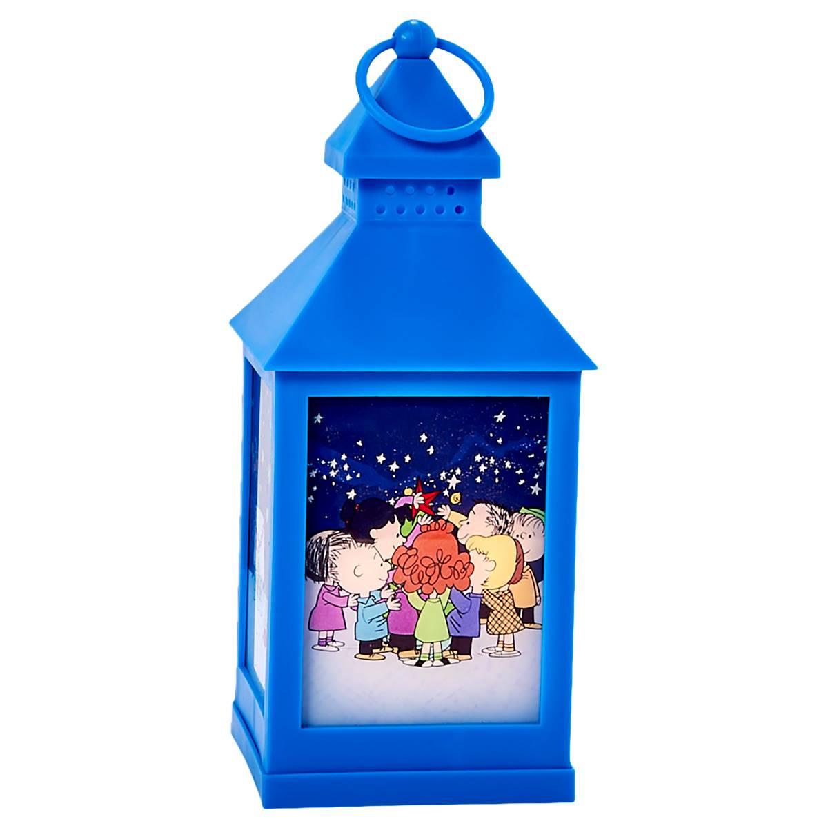 Click here for Peanuts LED Christmas Lantern - Blue prices