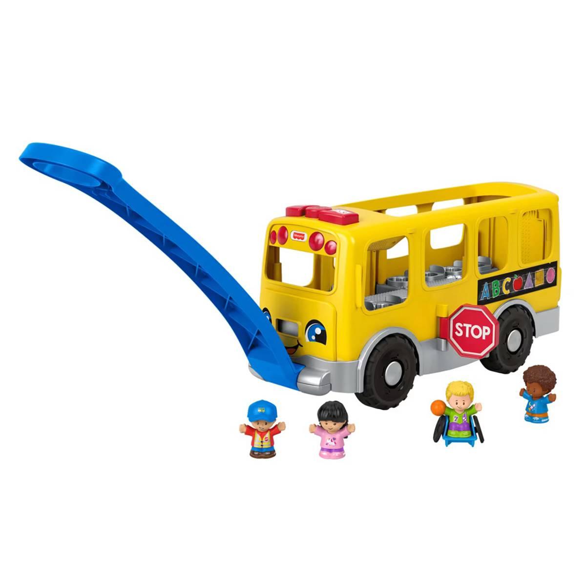 Fisher Price Time for the Big Kid Friendly  Singing with Friends School Bus - Multi Colored Plastic