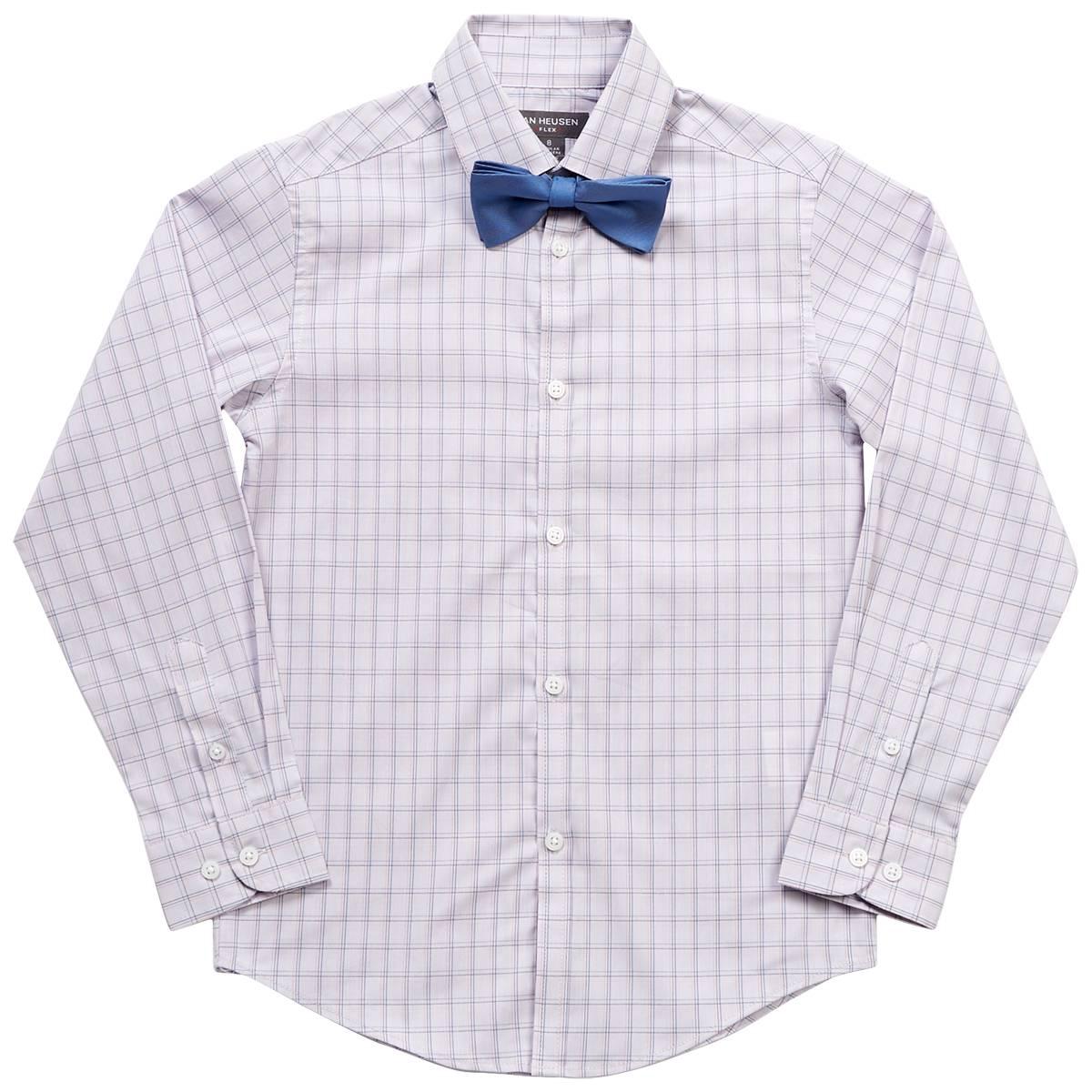 Click here for Boys (8-20) Van Heusen(R) Bedford Plaid Dress Shir... prices