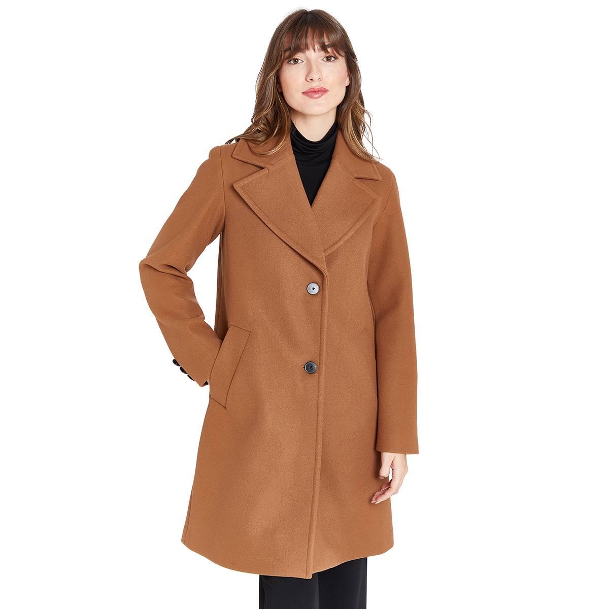 Click here for Womens Nine West Single Breasted Faux Wool Coat prices