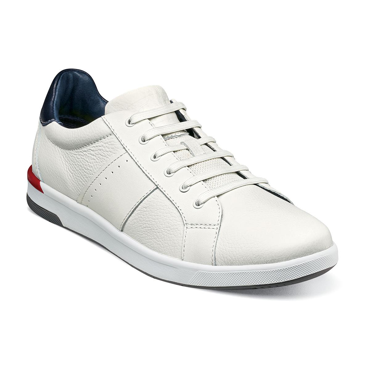 Click here for Mens Florsheim Crossover Lace To Toe White Casual... prices