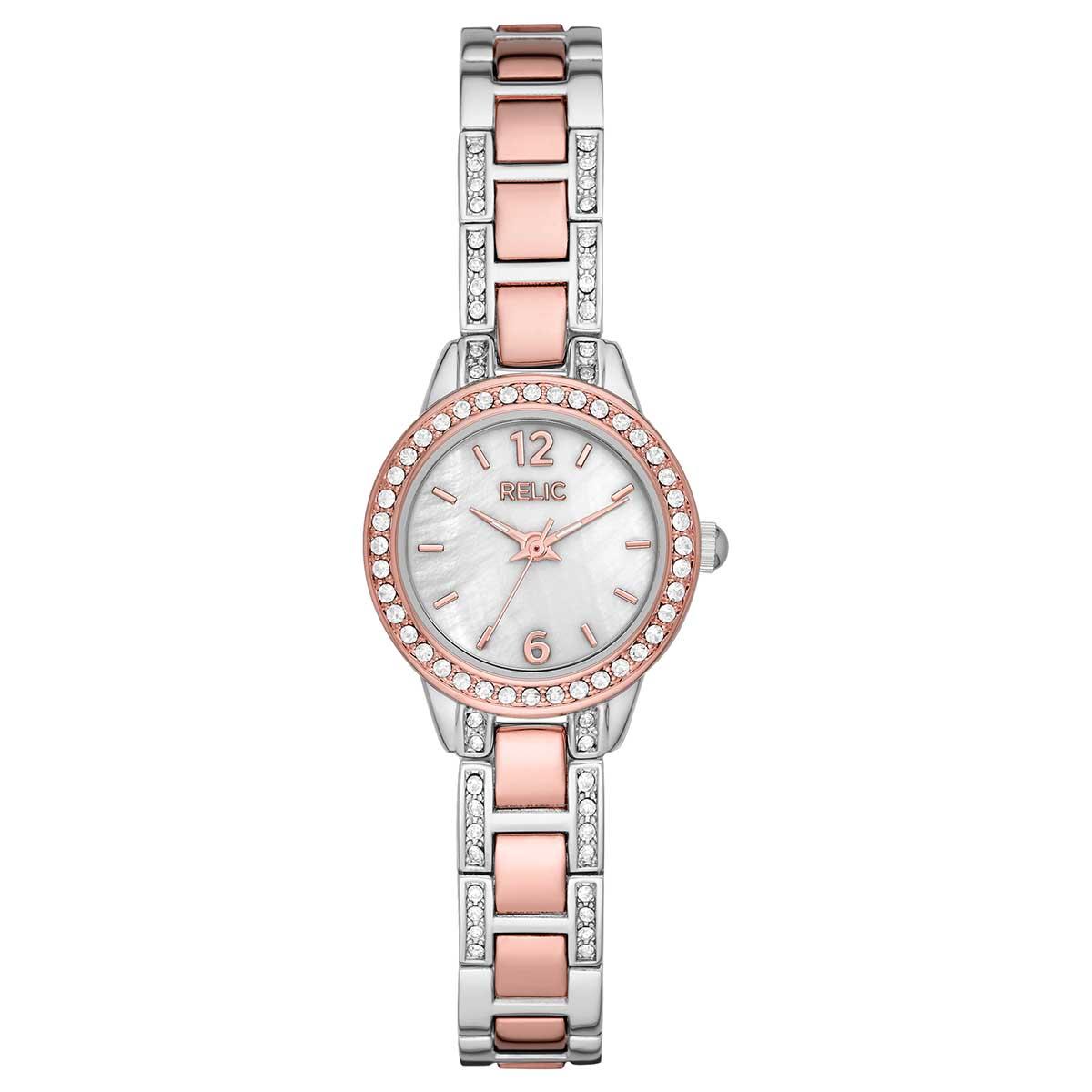 Click here for Womens RELIC by Fossil Rose Gold & Silver Bracelet... prices