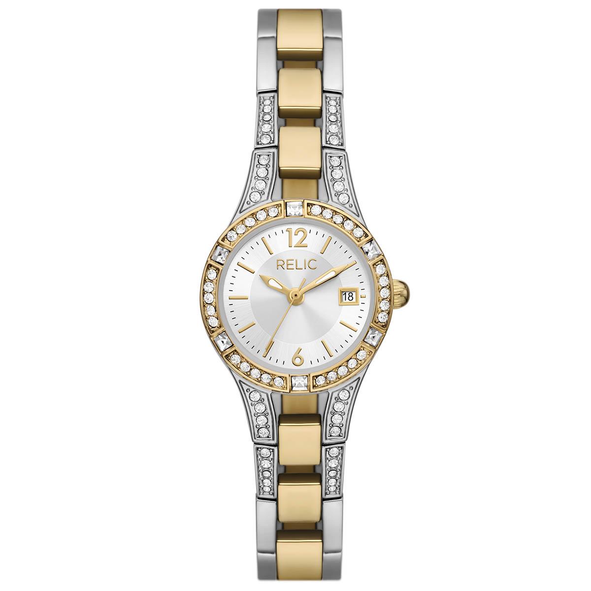 Click here for Womens RELIC by Fossil Charlotte Two-Tone Metal Wa... prices