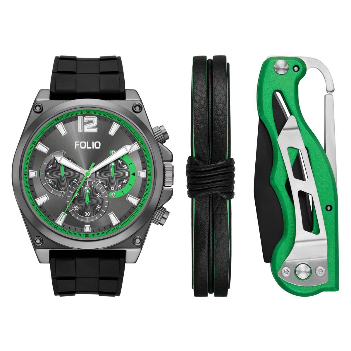 Click here for Mens Folio Watch/Bracelet/Tool Set - FMDFL6072 prices