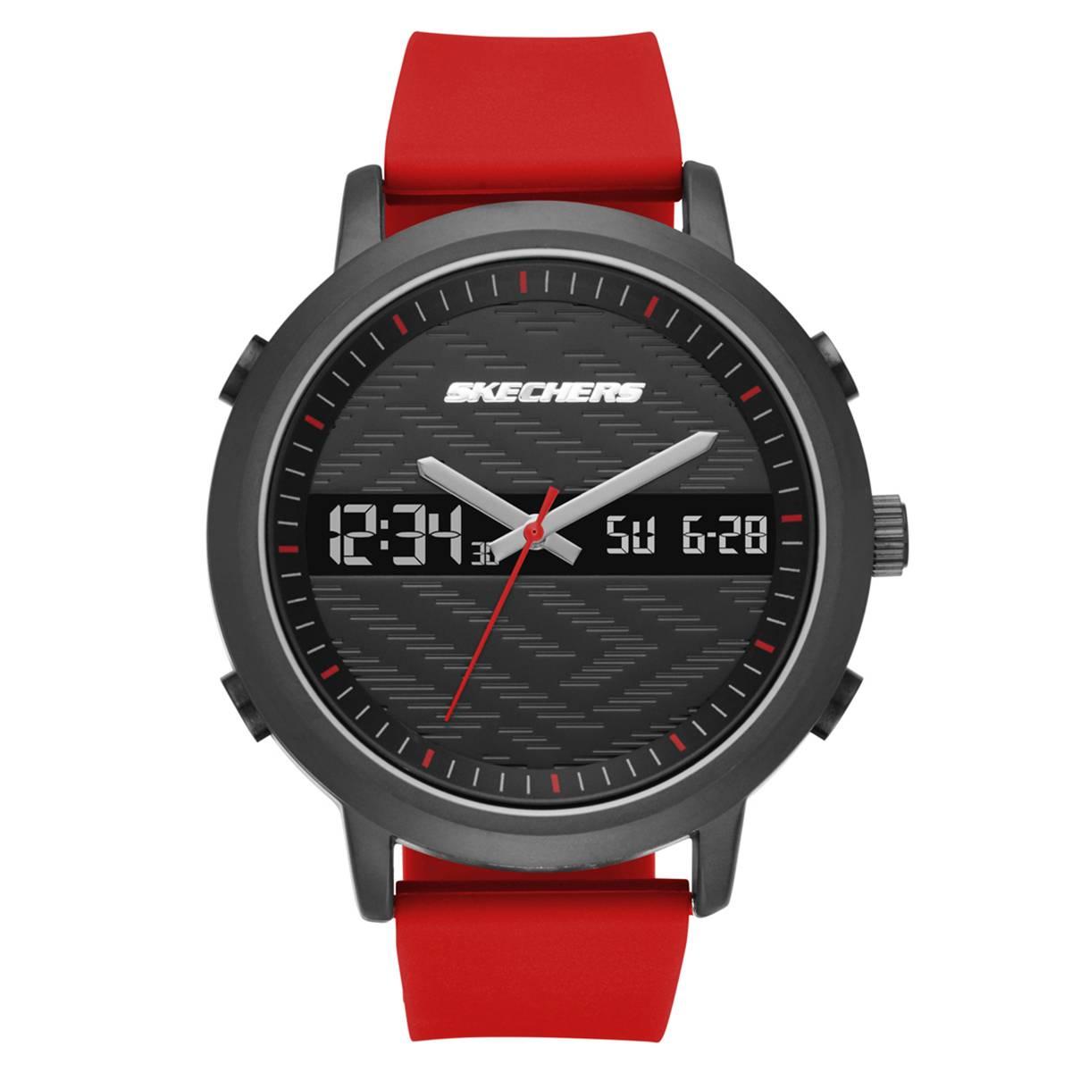 Click here for Mens Skechers Red Lawndale Analog & Digital Watch... prices