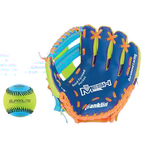 Click here for Franklin(R) 9.5in. MESHTEK Glove & Ball - Navy prices