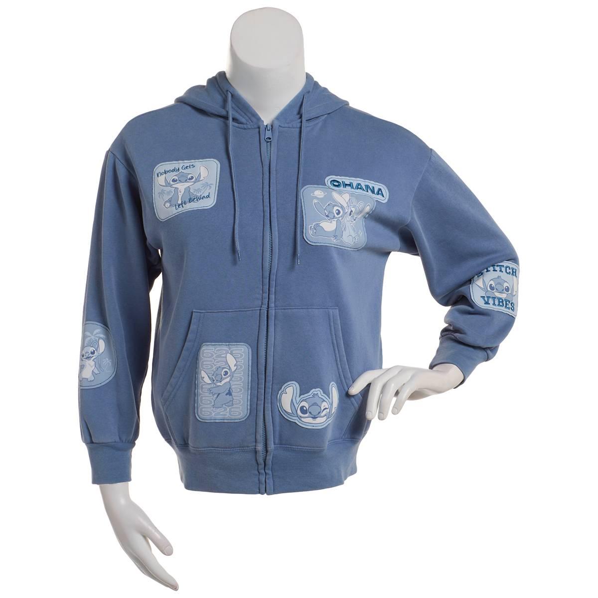 Click here for Juniors Freeze Stitch & Angel Tonal Patch Zip Hood... prices