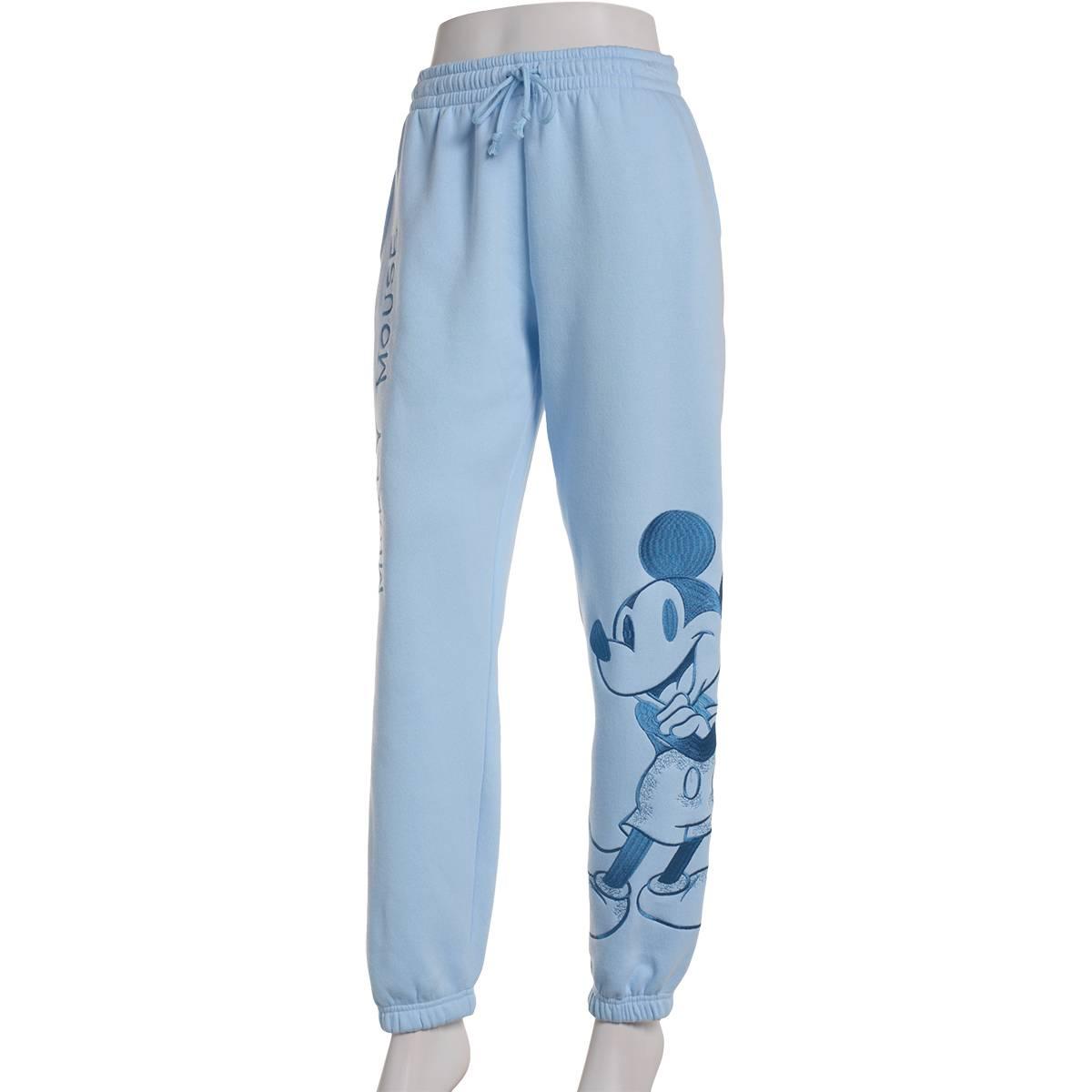 Click here for Juniors Freeze Mickey Mouse Fleece Embroidered Jog... prices