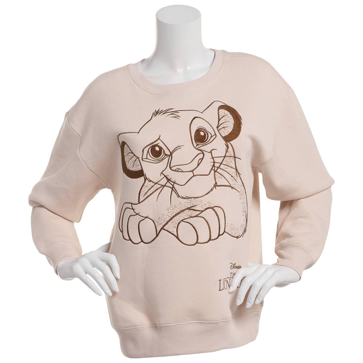 Click here for Juniors Freeze Lion King Embroidered Fleece Sweats... prices
