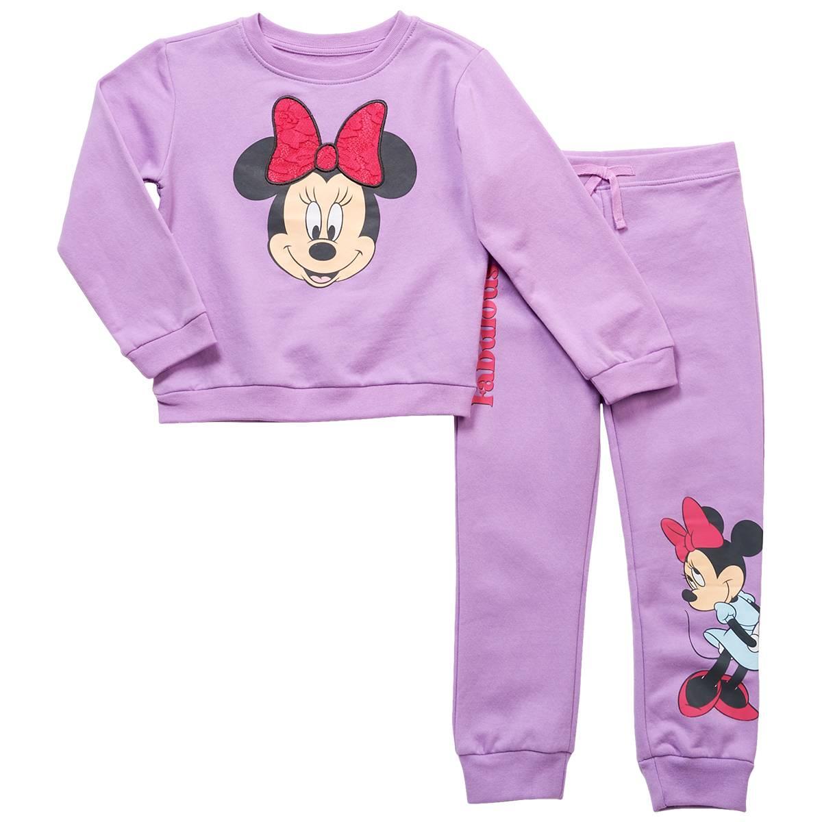 Click here for Girls (4-6x) Disney Minnie Mouse Fleece Lined Crew... prices
