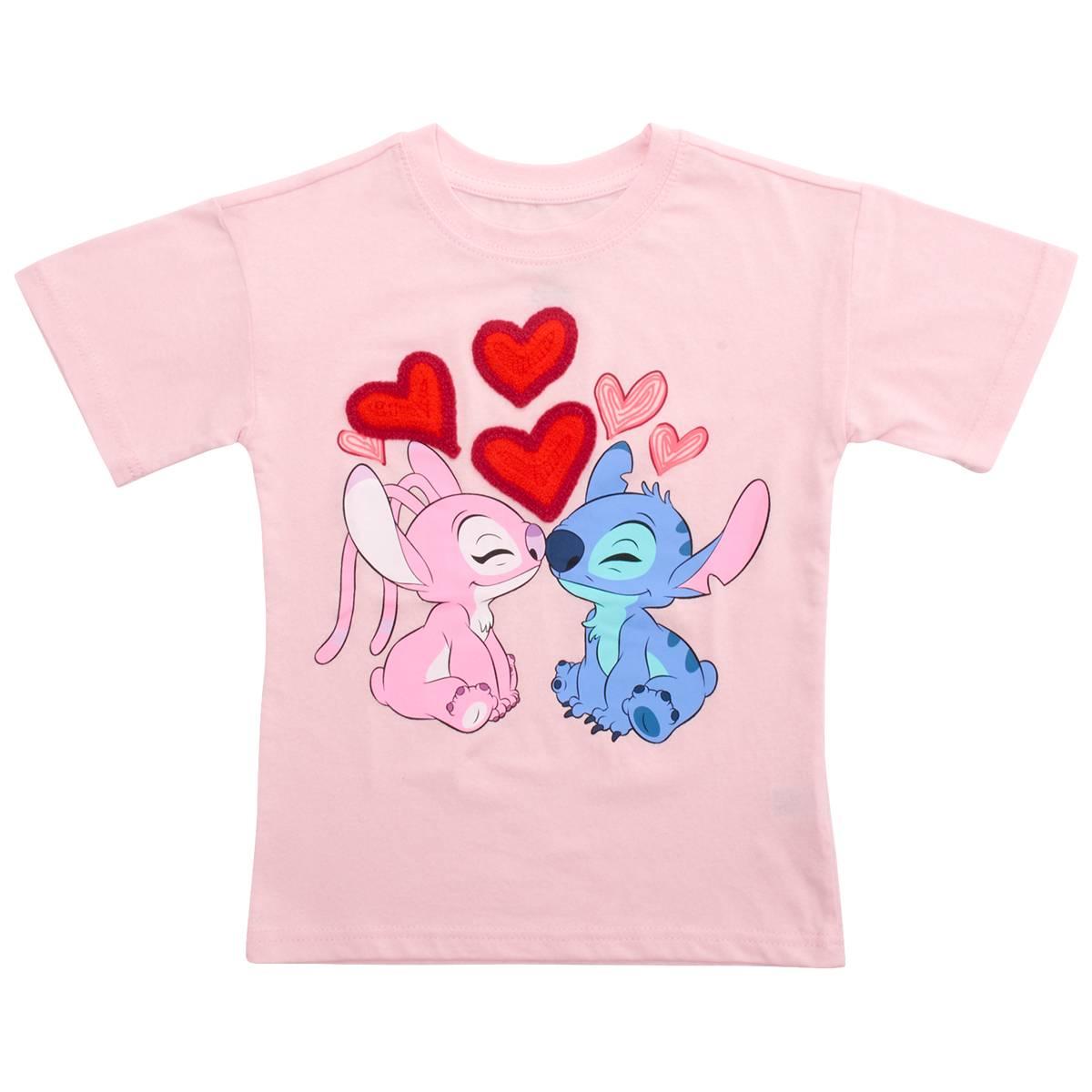 Click here for Girls (4-6x) Disney Stitch & Angel Crochet Heart B... prices