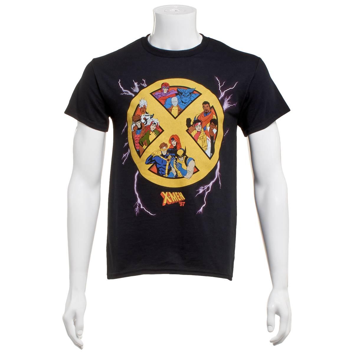 Click here for Young Mens X-Men X Circle Short Sleeve Graphic Tee prices