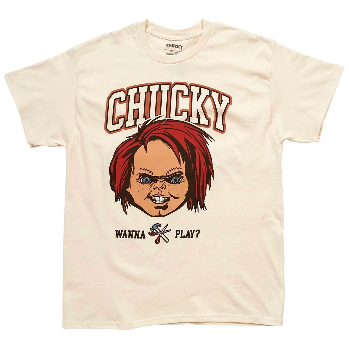 Click here for Young Mens Freeze Chucky Wanna Play Short Sleeve G... prices