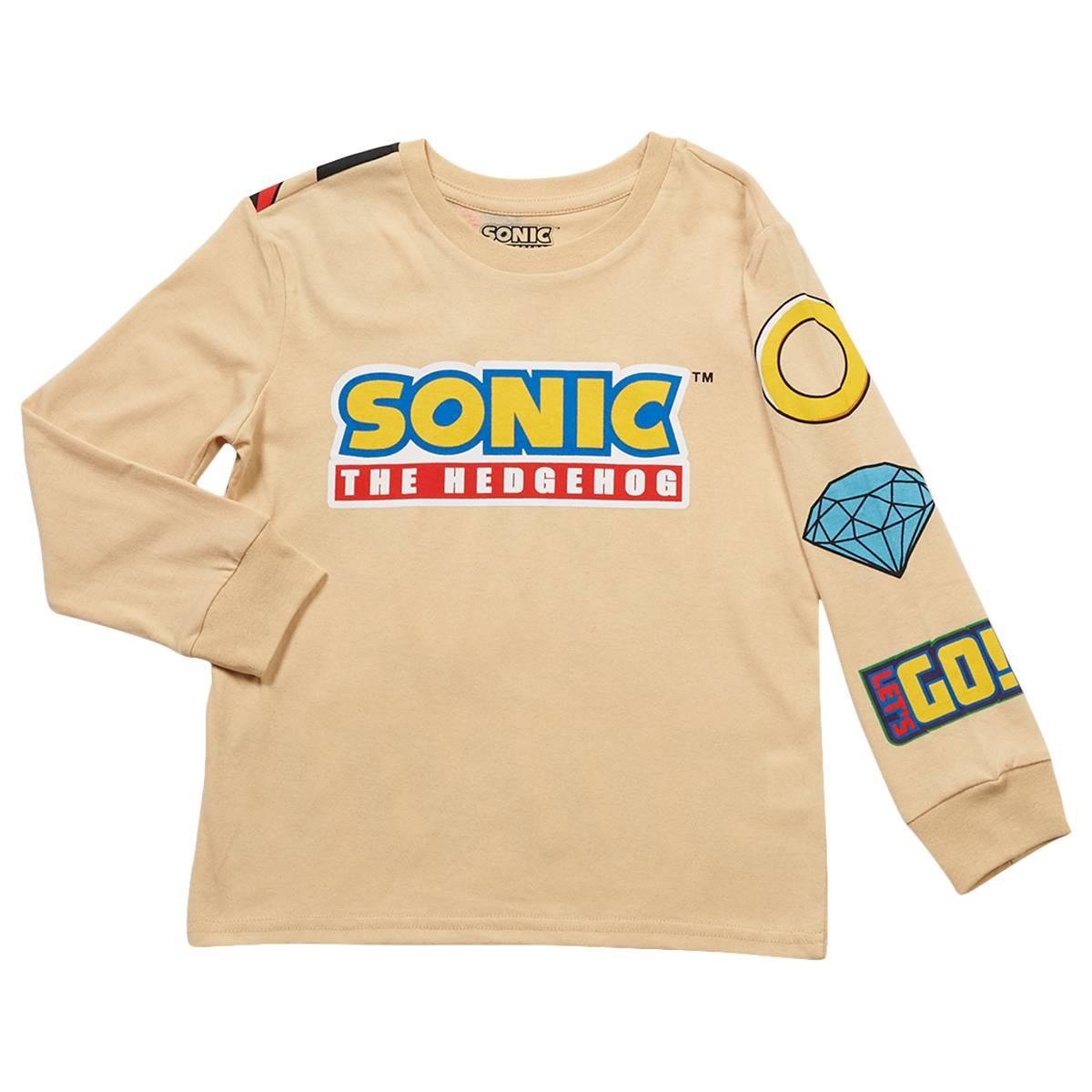 Click here for Boys (4-7) Sonic(tm) The Hedgehog Long Sleeve Grap... prices