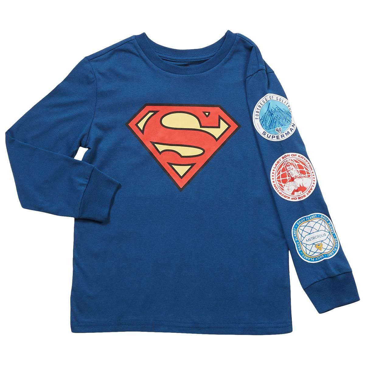 Click here for Boys (4-7) Superman(tm) Long Sleeve Graphic Tee prices