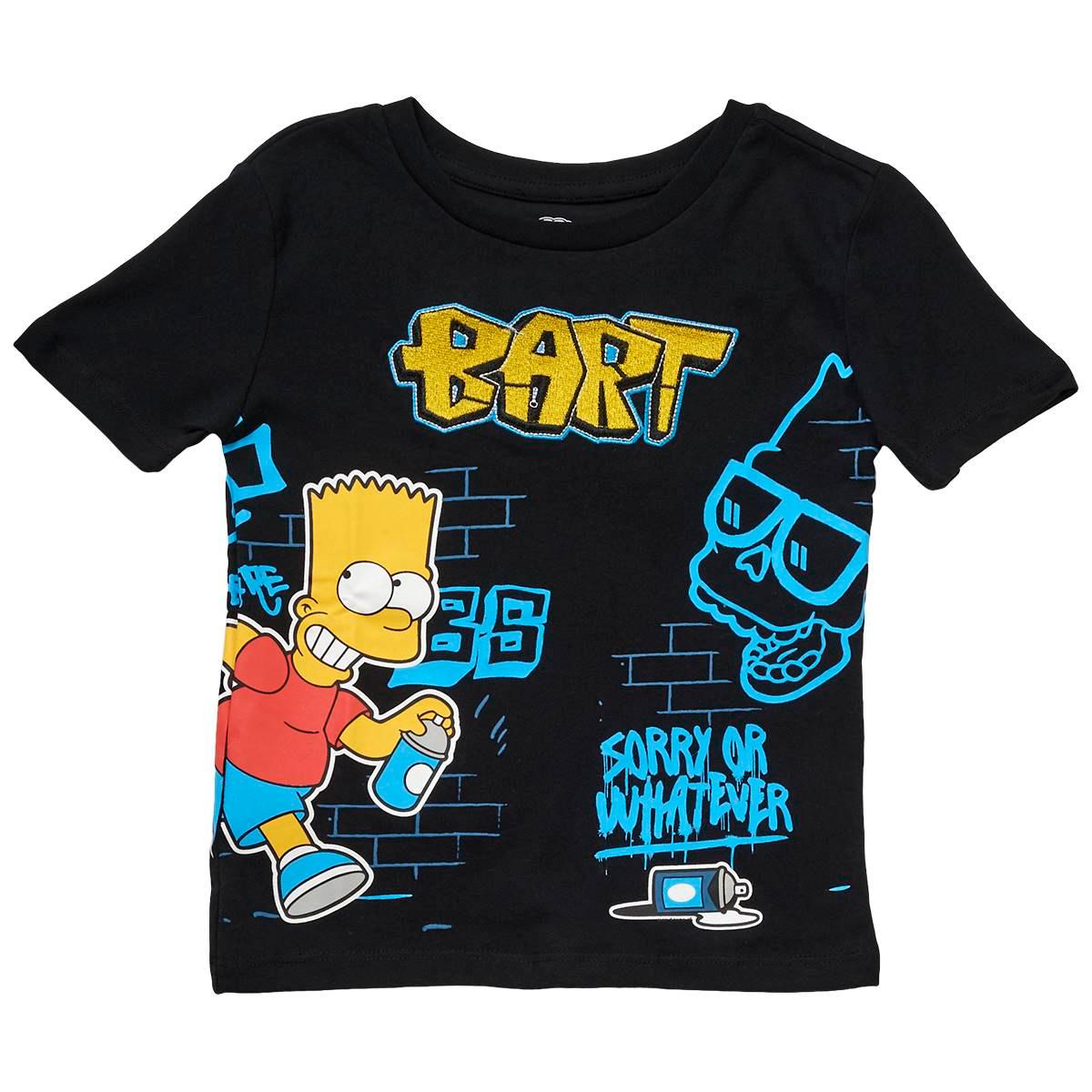 Click here for Boys (4-7) Bart Simpson Short Sleeve Graffiti Grap... prices