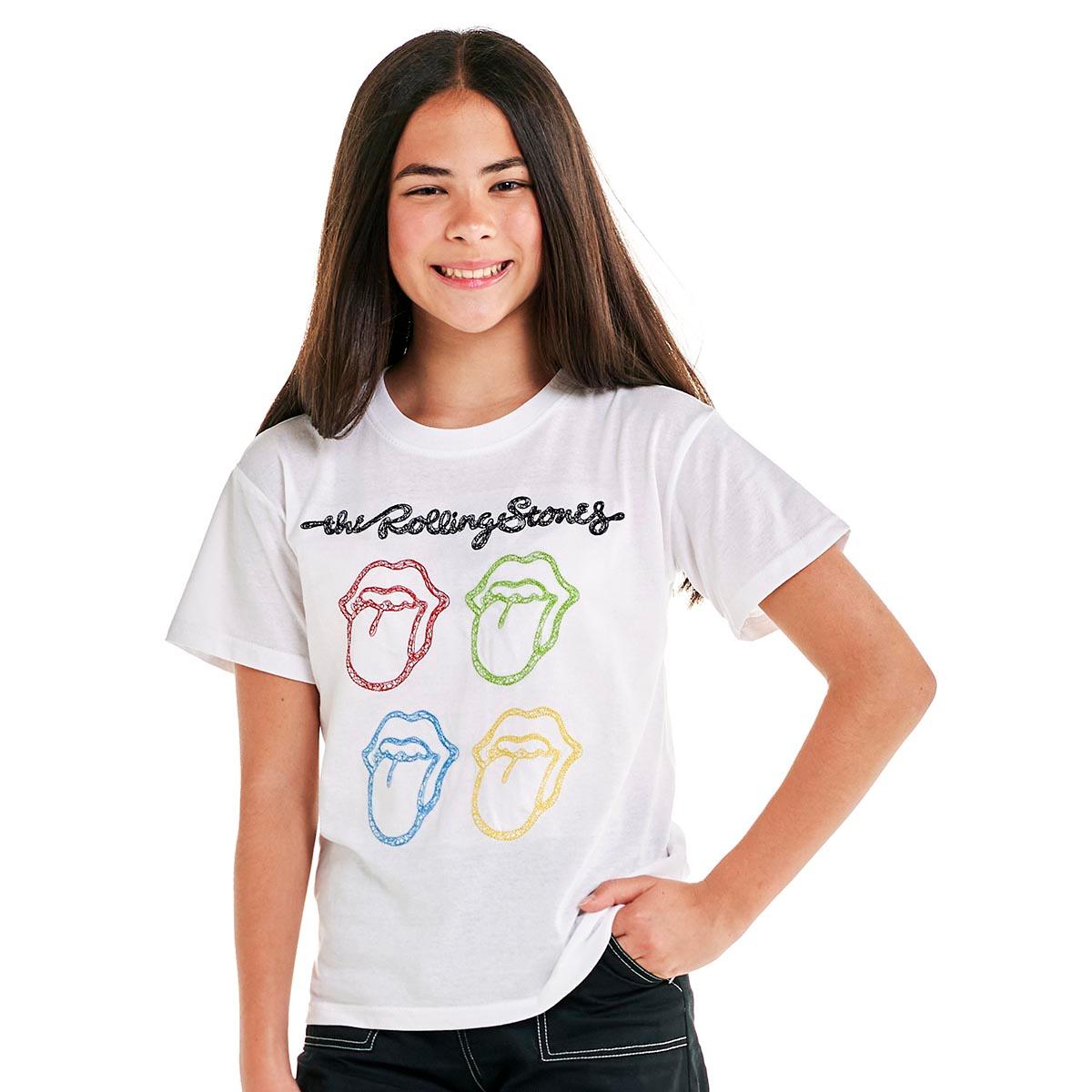 Click here for Girls (7-16) The Rolling Stones Short Sleeve Embro... prices