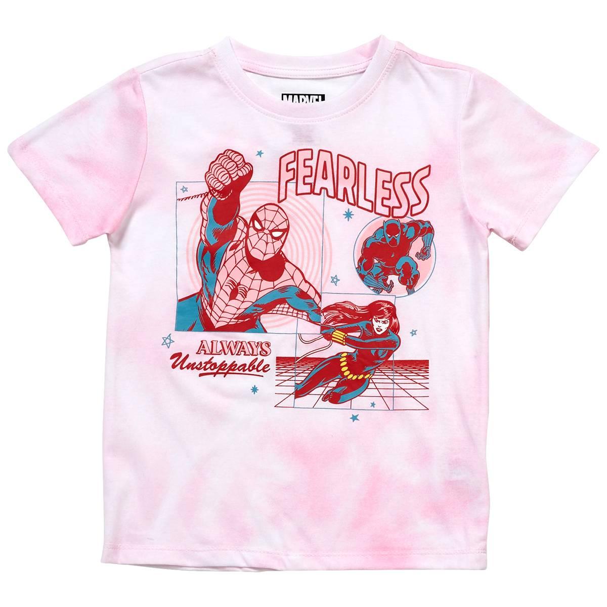 Click here for Girls (7-16) Marvel Short Sleeve Fearless Graphic... prices