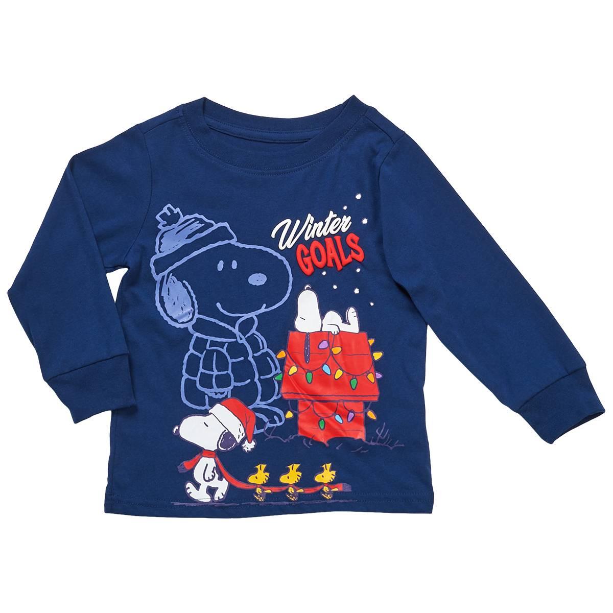 Click here for Toddler Peanuts(R) Snoopy Winter Goals Long Sleeve... prices